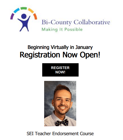 Educators, need to get your SEI Endorsement? – Bi-County Collaborative